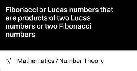 Fibonacci Or Lucas Numbers That Are Products Of Two Lucas Numbers Or