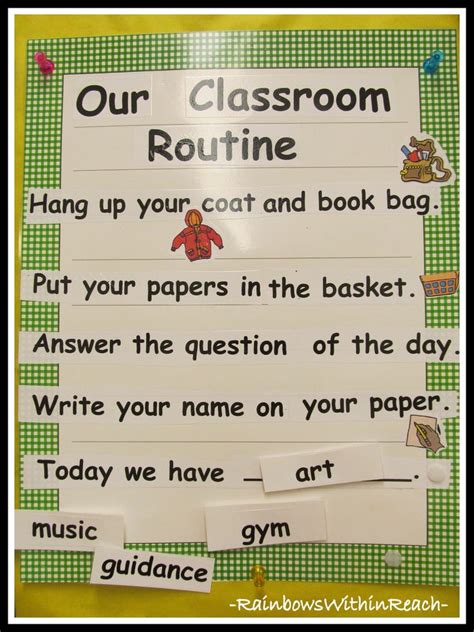 Starting The Day Routines At School Kindergarten And Schools