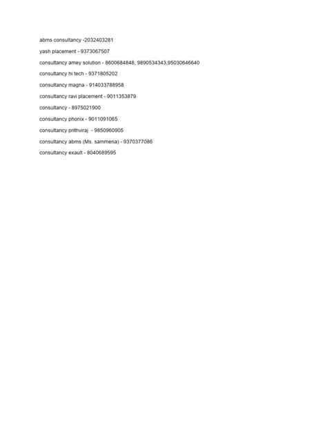Abms Consultancy Pdf