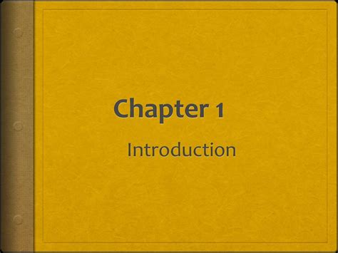 Chapter 1 Introduction. - ppt download