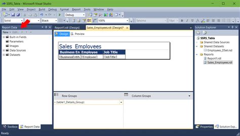 Recover The Missing Report Data Tab In SSRS Rudy Rodarte