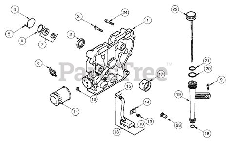 Cub Cadet 2166 13a 214g100 Cub Cadet Garden Tractor Oil Pan And Lubrication Parts Lookup