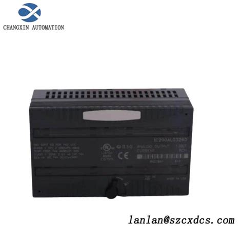 GE IC200ALG326 Analog Output Module For Industrial Automation Control Szcxabb Automation