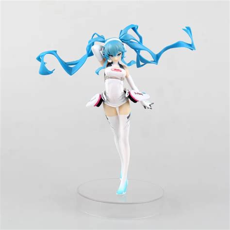 Cm Anime Hatsune Miku Action Figure Sexy Racing Miku SQ Miku Racing Suit Ver Pvc Collection
