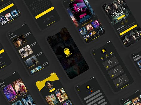 Ui Popcorn Ios App Dark Mode On Behance