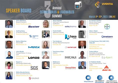 3rd Annual Extractables And Leachables Summit