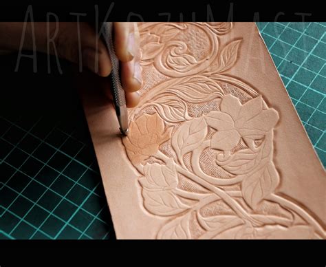 Виды тиснения на коже МАЯК