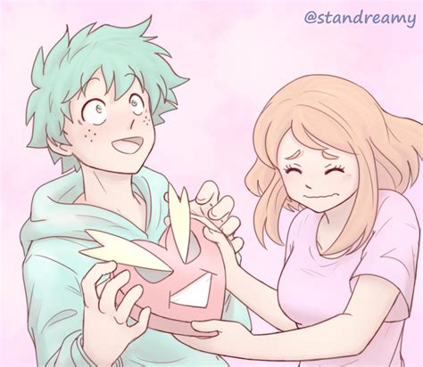 Deku And Ochako By Standreamy Rizuocha