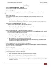 Fossil Fuels Notes Outline Docx Environmental Science Notes Outline Unit Fossil Fuels