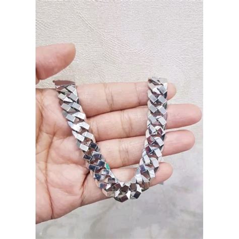 Jual Gelang Tangan Emas Sisik Naga Cuban Mas Putih Shopee Indonesia