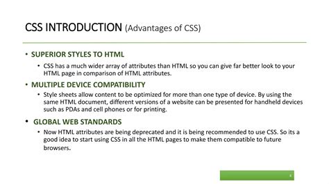 Complete Lecture On Css Presentation Pptx Web Design And Html
