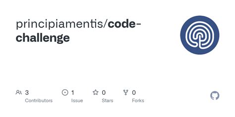 GitHub Principiamentis Code Challenge