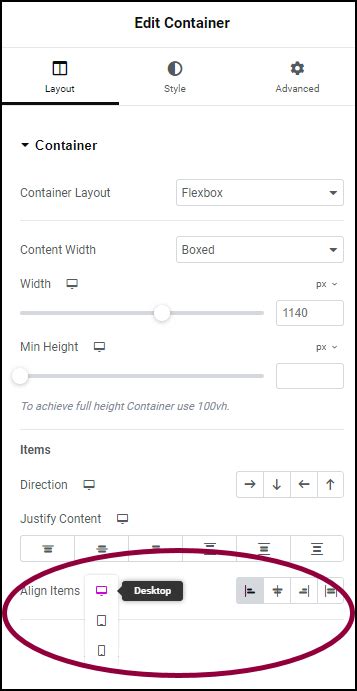 Create Responsive Design With Containers Elementor