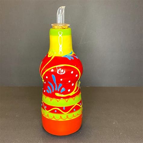 Antonio Ortiz Ruiz Kitchen Oil Vinegar Ceramic Decanter Bottle