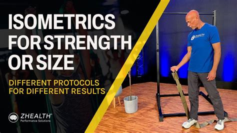 Isometrics For Strength Or Size Different Protocols For Different