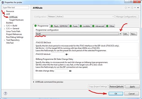 Настройка Eclipse для работы с Avrdude Лаборатория Электронных Средств Обучения ЛЭСО СибГУТИ
