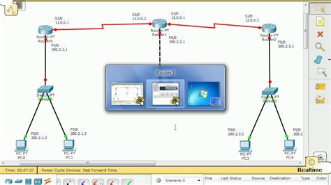Routing Statis 3 Router Next Hop Youtube