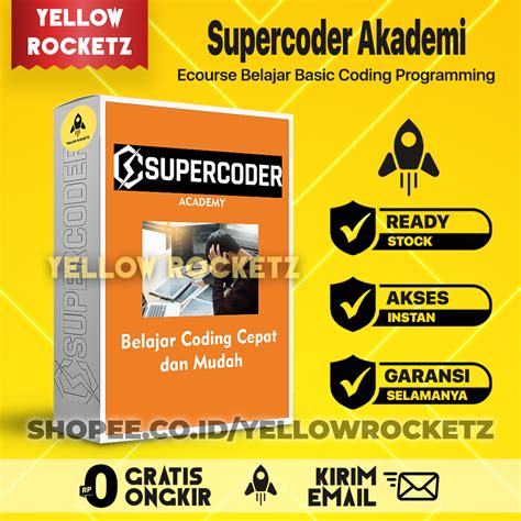 Jual Super Coder Belajar Coding Cepat Dan Mudah Mampu Menguasai Bahasa Programming Apapun