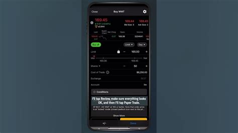 How To Buy And Sell Stocks On Thinkorswim® Mobile Youtube