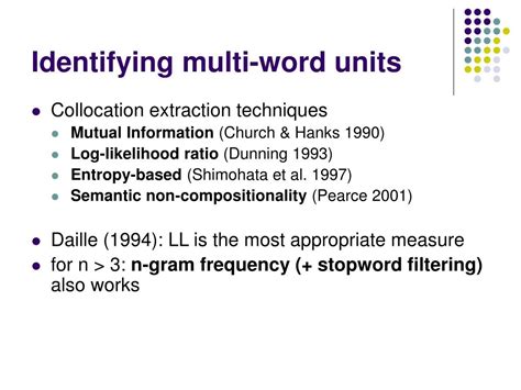 Ppt Bilingual Term Extraction Revisited Powerpoint Presentation Free