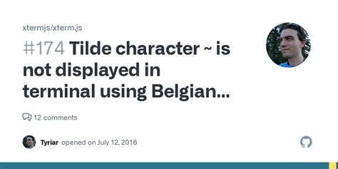 Tilde Character ~ Is Not Displayed In Terminal Using Belgian Keyboard Layout · Issue 174