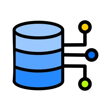 Data Generic Color Lineal Color Icon Data Generic Color Lineal Color Icon