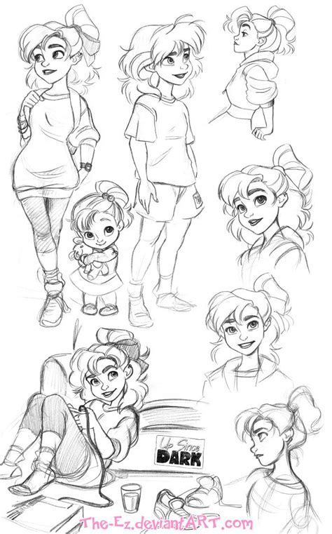 Deviantart Character Sketches