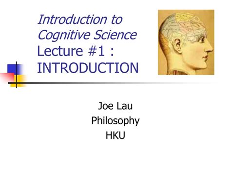 Ppt Introduction To Cognitive Science Lecture 1 Introduction