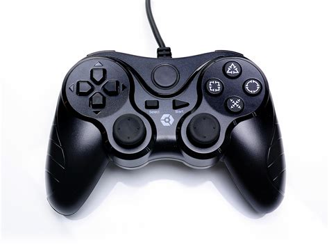 NEU PS PC GIOTECK CONTROLLER VX USB Gamepad Mit Dual Vibration Schwarz EBay