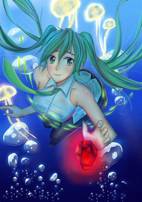 Hatsune Miku Vocaloid Drawn By Crow Glhtca Danbooru