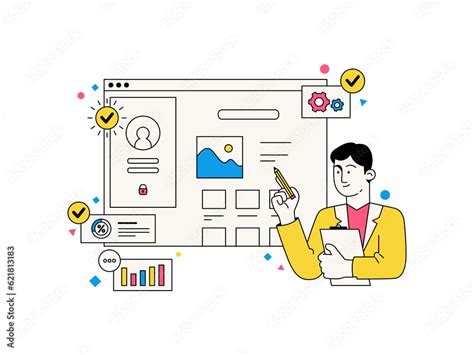 ui ux illustration design user interface experience wireframe layouting
