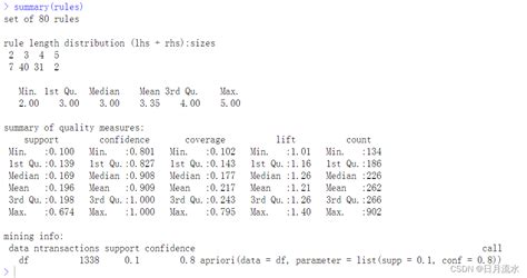 R语言数据挖掘 关联规则挖掘（1）结合自己的业务数据或者用r中自带的数据集用r语言实现关联规则挖掘和序列 Csdn博客