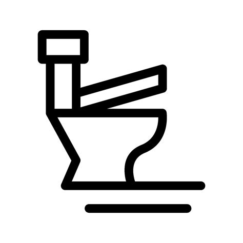 Toilet Icon Vector Symbol Design Illustration 26628537 Vector Art At