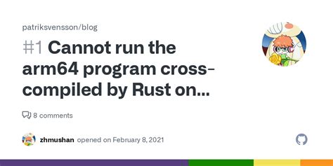 cannot run the arm64 program cross compiled by rust on surface pro x