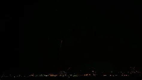 Fireworks Exploding In The Night Sky Ex Stock Video Pond