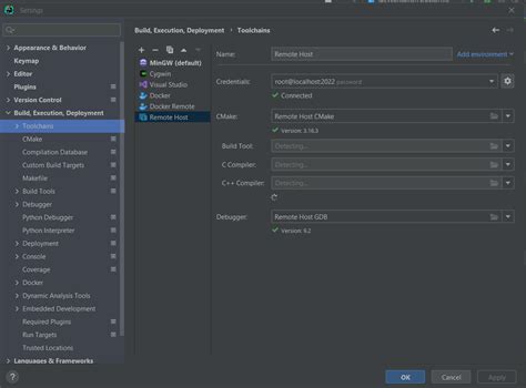 clion cannot detect the wsl directory ides support intellij platform