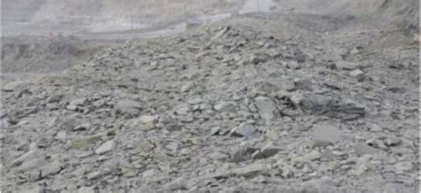 Rock Fragmentation At Front Of High Bench Blasting Download Scientific Diagram