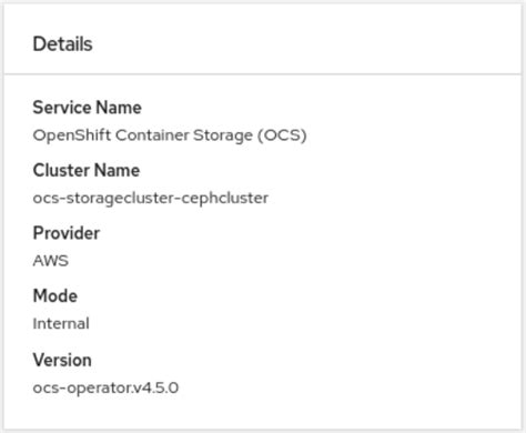 Chapter 3 Verifying Openshift Container Storage Deployment For Internal Mode Deploying