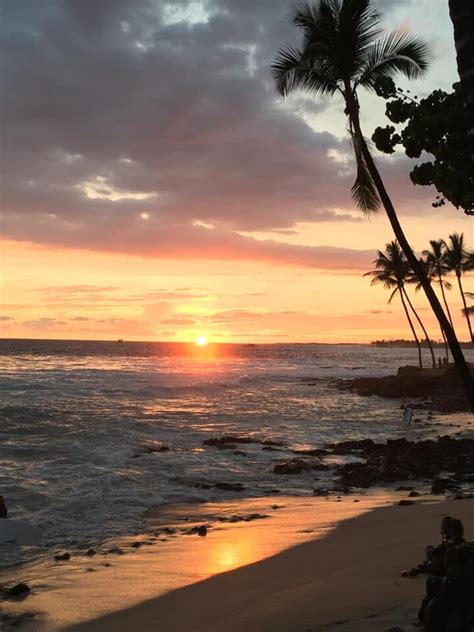 Aloha Friday Photo Beautiful Kona Sunset Go Visit Hawaii