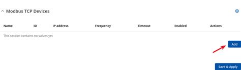 File Networking Ntp Manual Modbus Modbus Tcp Client Modbus Tcp Server Devices Add Button Png
