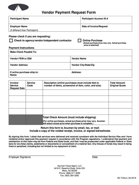 Vendor Form For Payment Fill Out And Sign Online Dochub