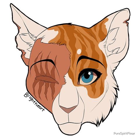 Brightheart Warrior Cats By Purespiritflowr Redbubble