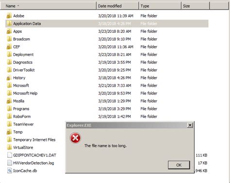 Dozens Of Application Data Folders Nested Embedded Windows 7 Forums