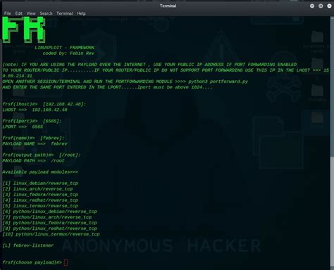Hacking Linux Systems By Linux Using Febrev Linuxploit Framework Hack