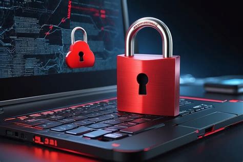 Premium Photo Hacker Attack Security Breach System Hacked Alert With Red Broken Padlock