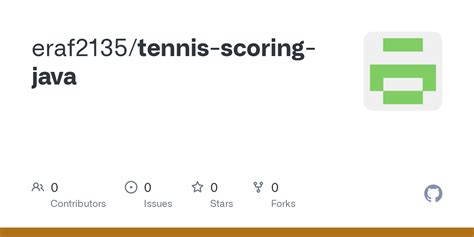 Github Eraf2135tennis Scoring Java