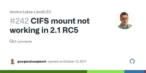 CIFS Mount Not Working In RC Issue Libretro Lakka LibreELEC GitHub