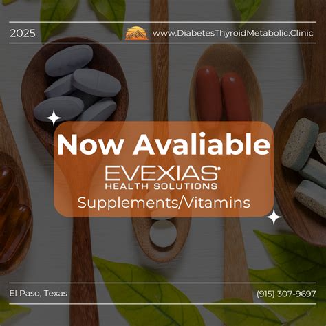 Evexias Vitaminssupplement Order Form Diabetes And Thyroid Metabolic