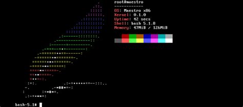 maestro，一個核心和一個用 rust 從頭開始編寫的類別 unix 作業系統
