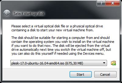 Installing Plesk On VirtualBox Plesk Onyx Documentation